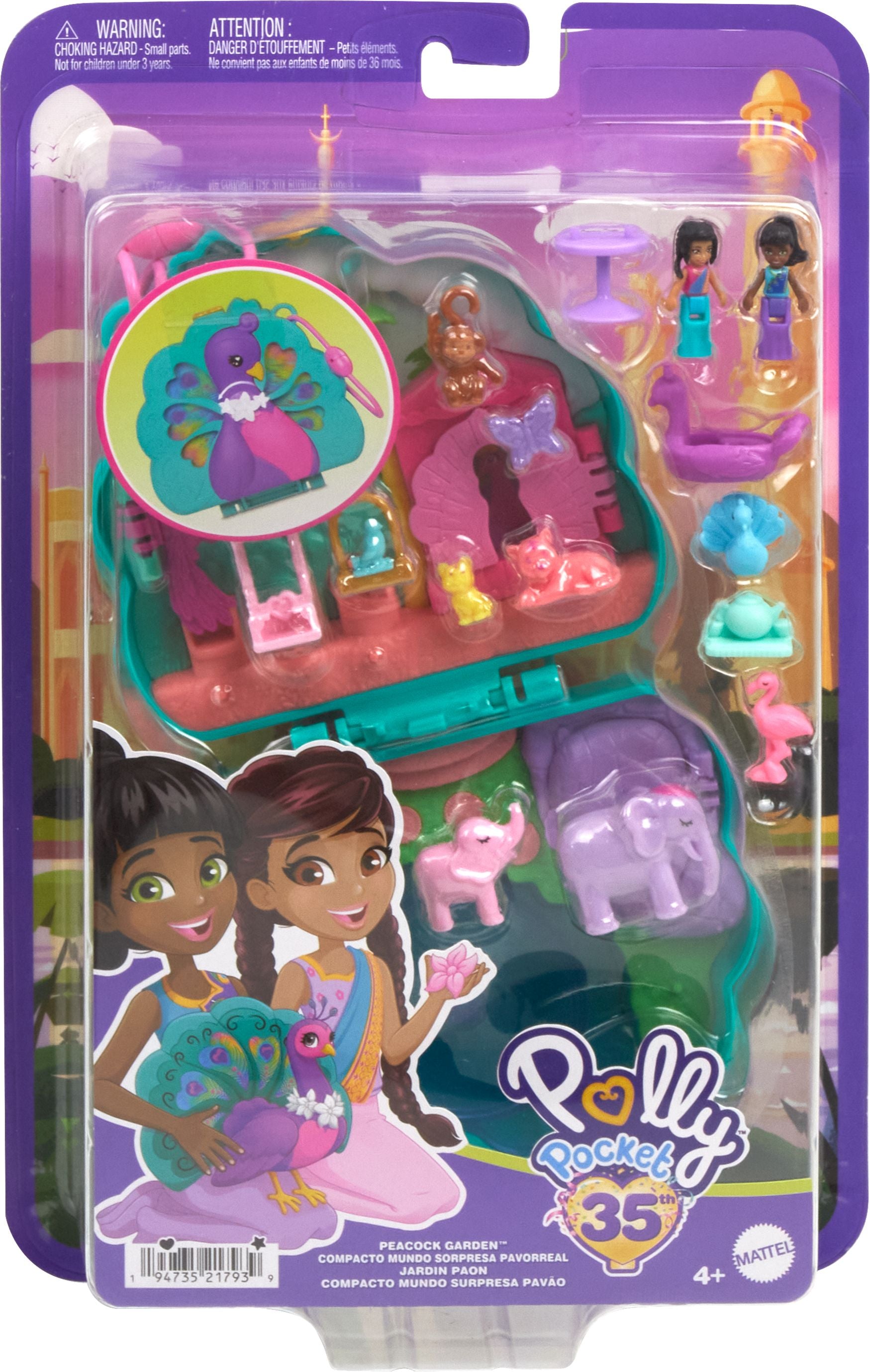 Polly Pocket Bunter Pfau Schatulle – Spielzeug24
