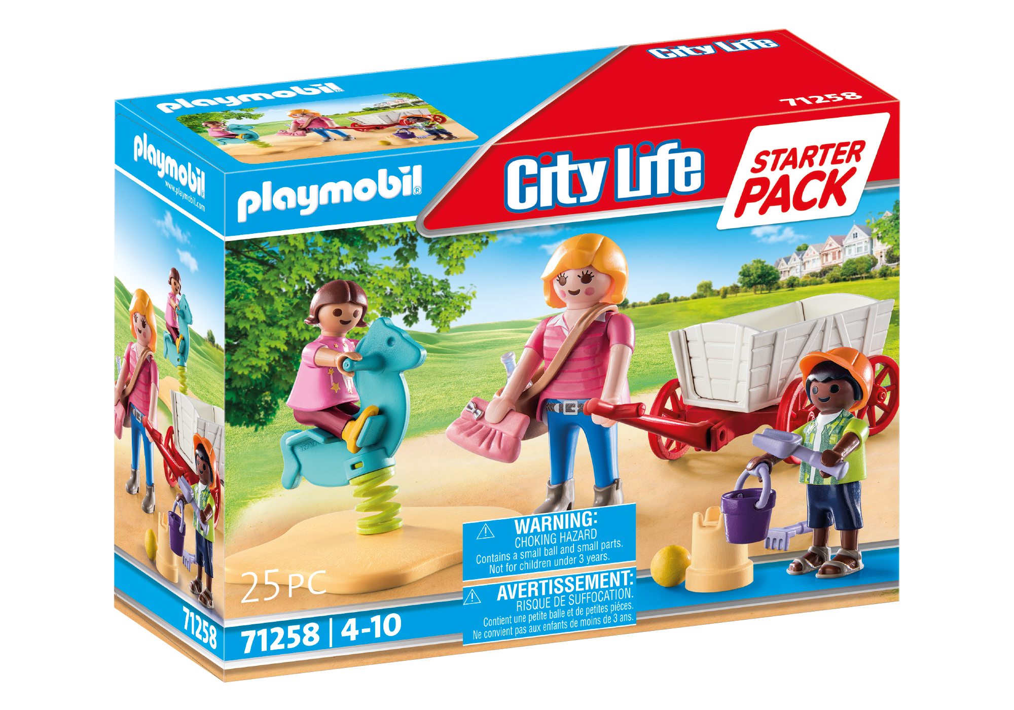 PLAYMOBIL City Life Starter Pack Erzieherin mit Bollerwagen 71258 ...