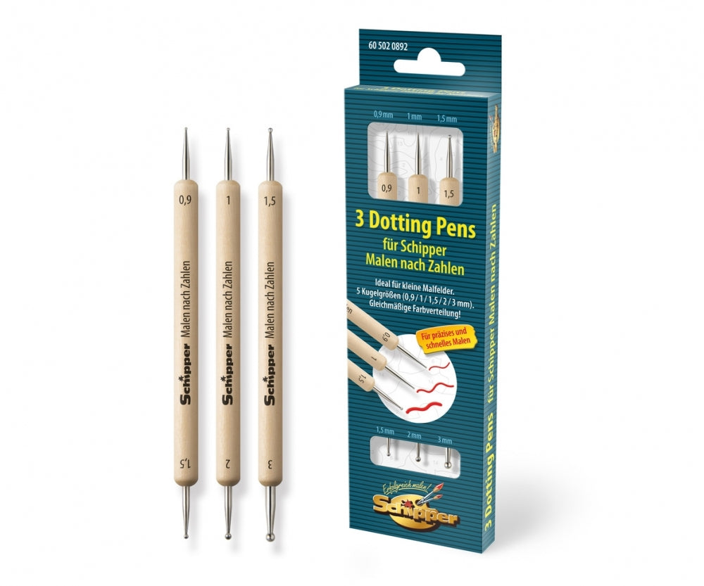 Schipper MNZ - 3 Dotting Pens doppelseitig – Spielzeug24